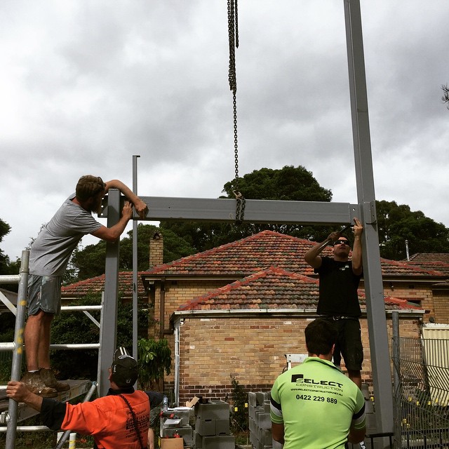 Steel at Manix. 2 - Select Construction Building Services